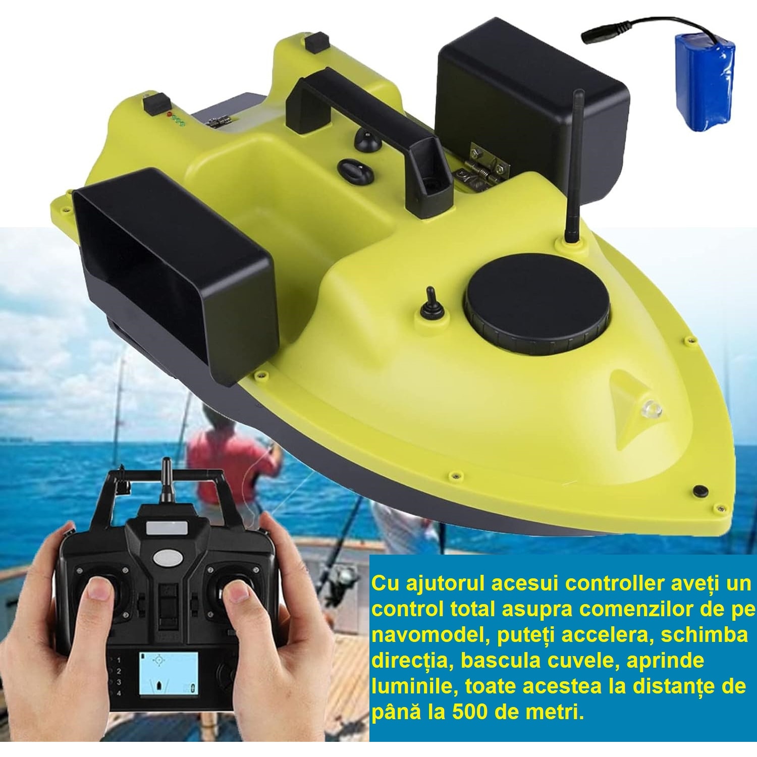 Barca Pentru Nadit Si Plantat Tip Navomodel, Functie Localizare Puncte ...