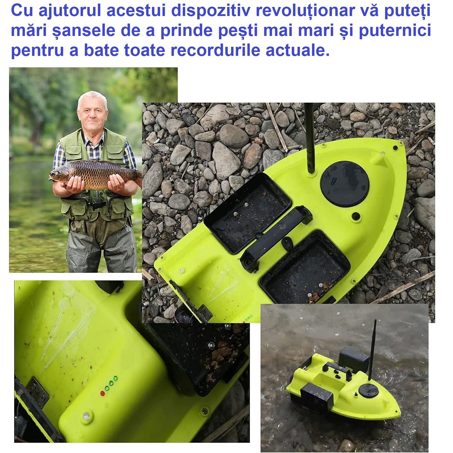 Barca Pentru Nadit Si Plantat Tip Navomodel, Functie Localizare Puncte ...