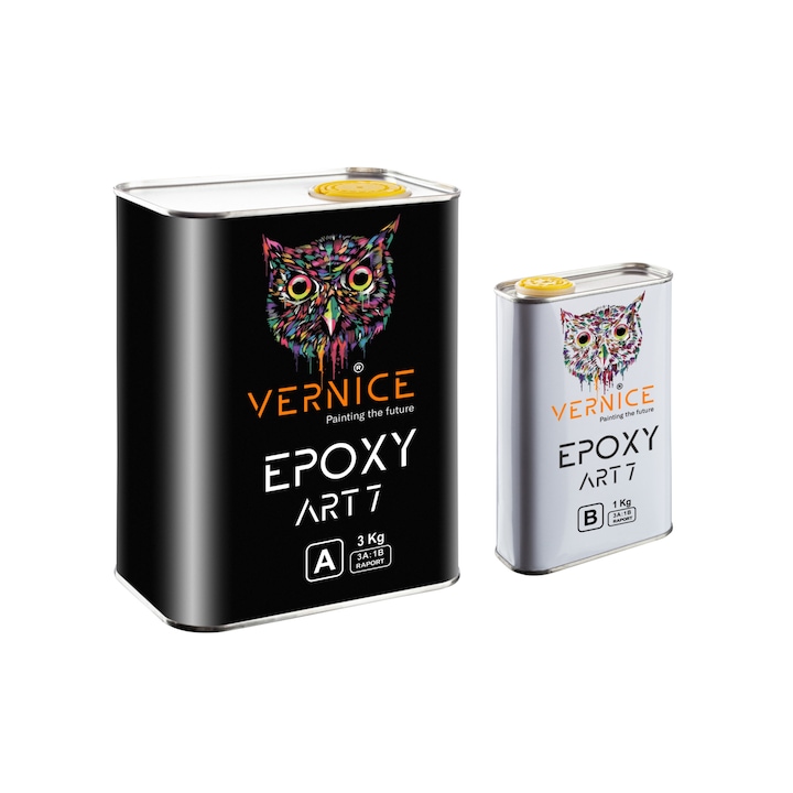 Комплект епоксидна смола и втвърдител EPOXY ART 7/4кг - eMAG.bg