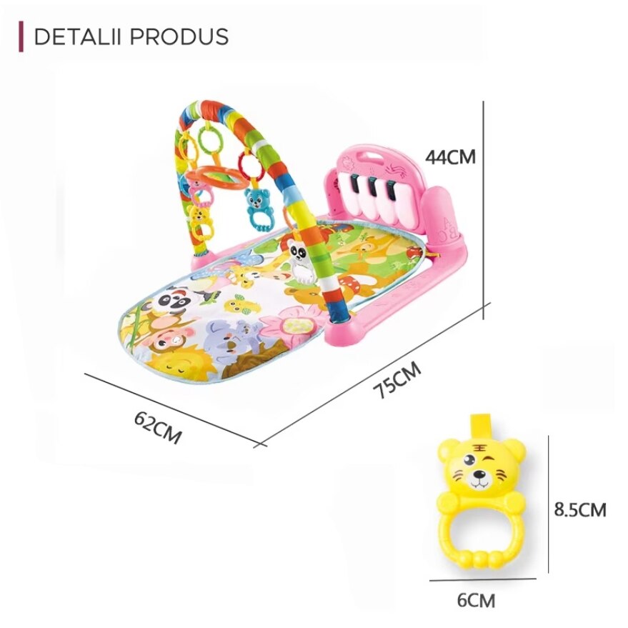 Saltea interactiva pentru bebelusi, Multifunctionala, 0luni ...
