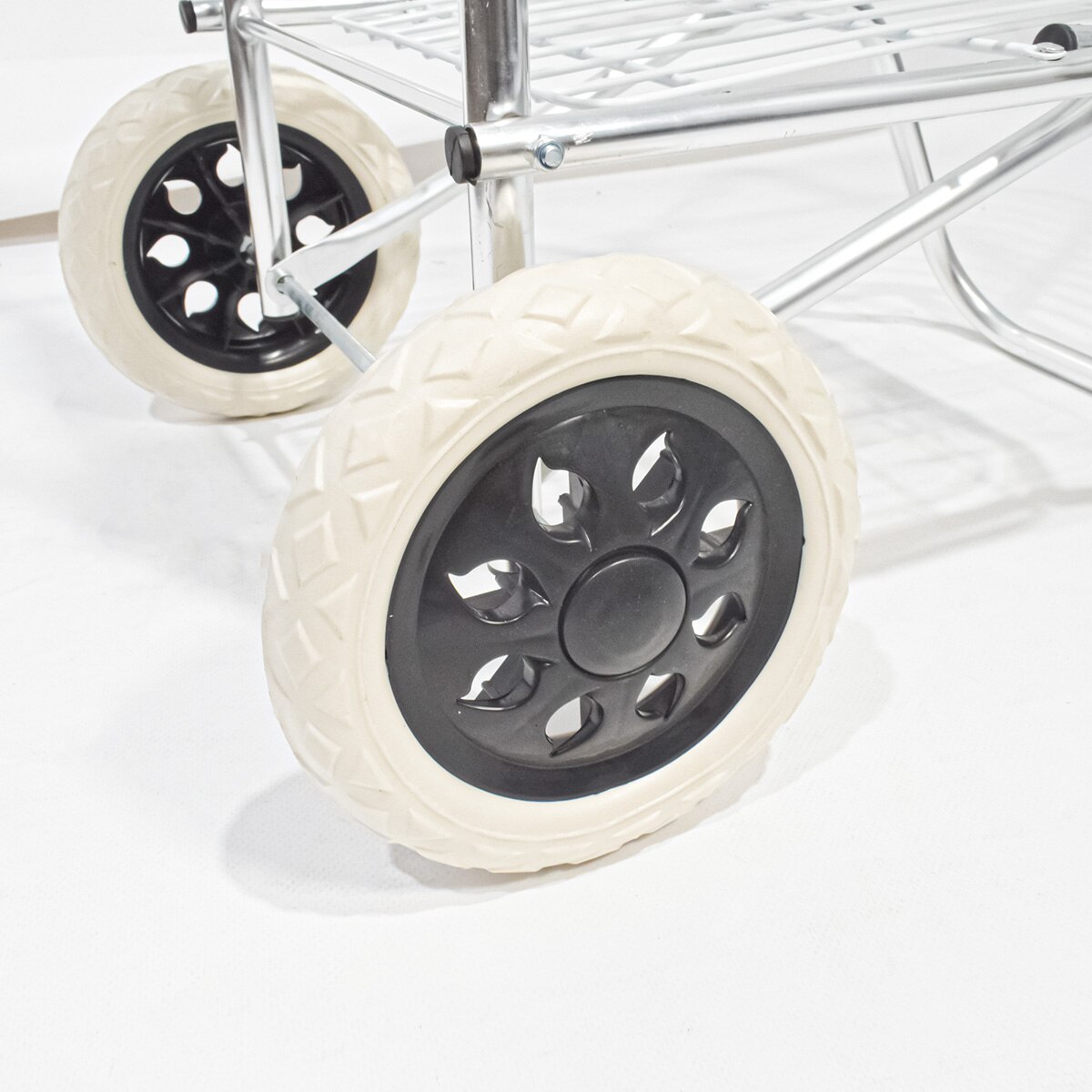 Carucior de piata pliabil, din aluminiu, Naimeed D5662, 2 roti, 30L ...