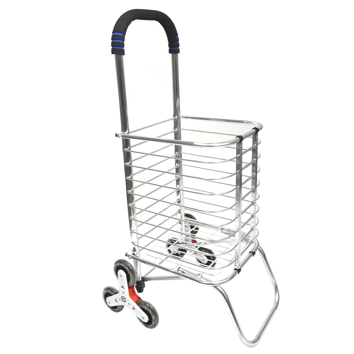 Carucior de piata pliabil, din aluminiu, Naimeed D5663, 6 roti, 30L ...