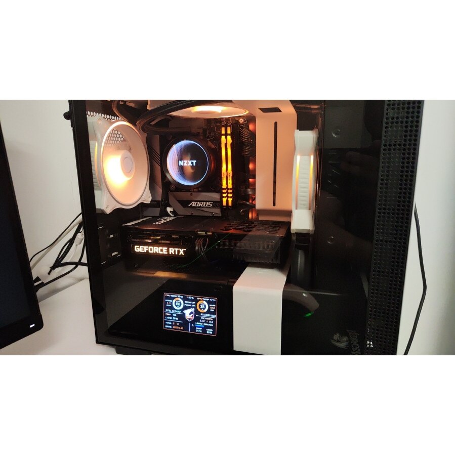 Ecran secundar IPS TYPE-C de 3, 5 inchi pentru computer CPU GPU RAM HDD ...