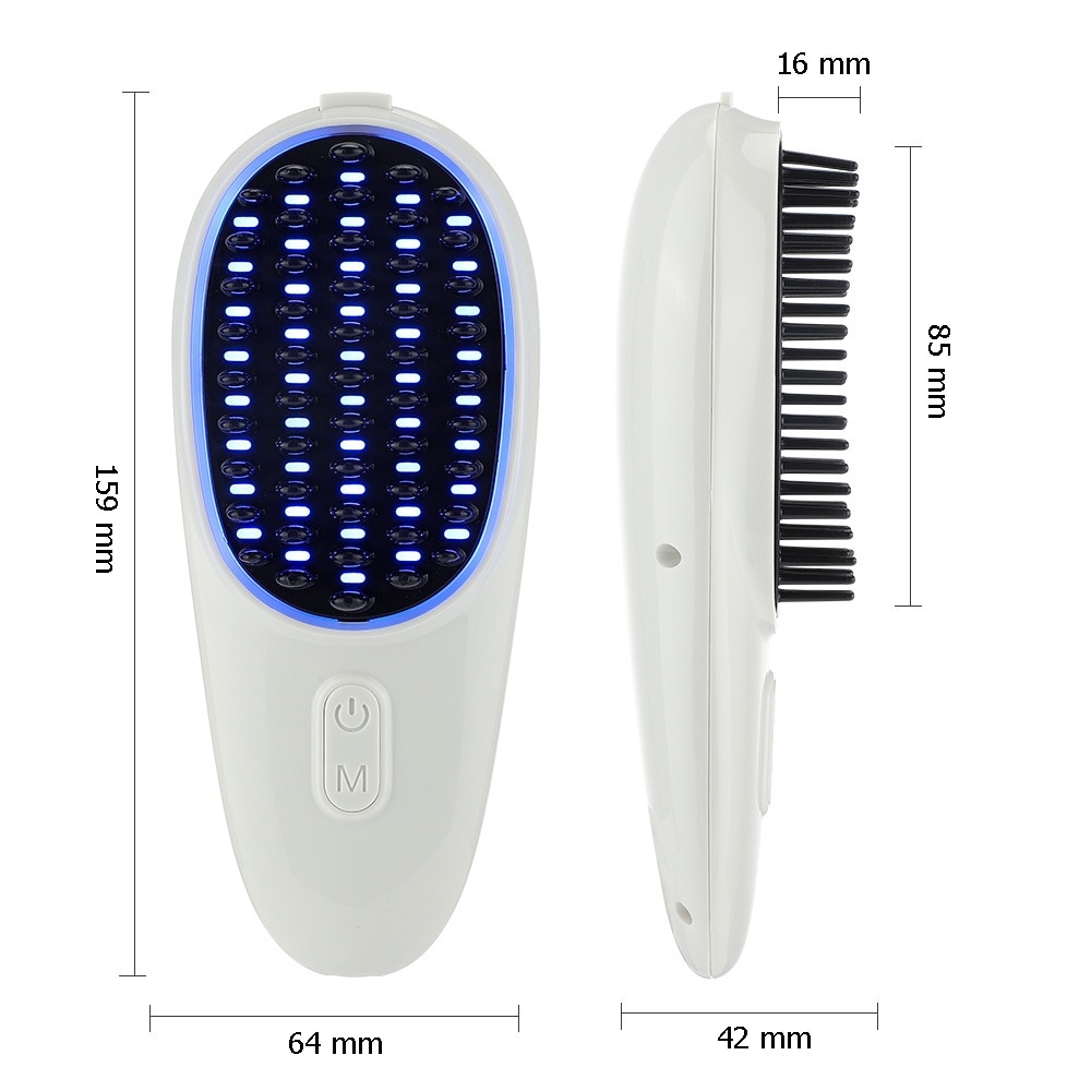Pieptene electric IKKONIC™ pentru masaj al scalpului, tehnologie EMS ...