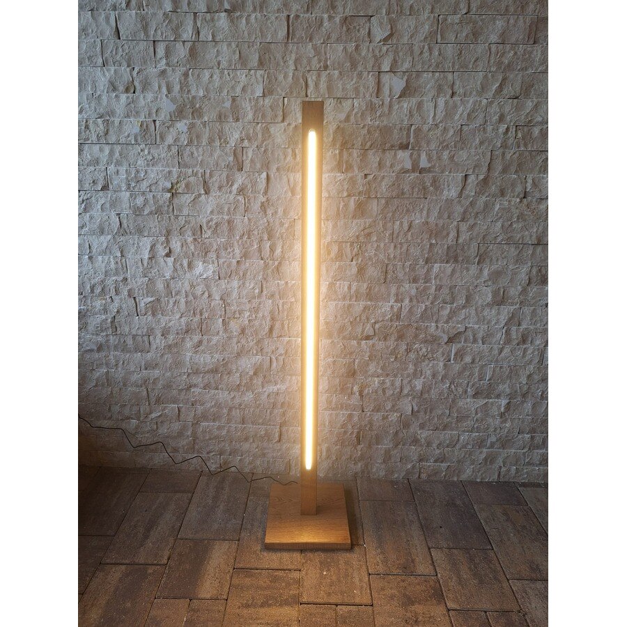 Lampadar Podea, Lemn, 130 cm - eMAG.ro