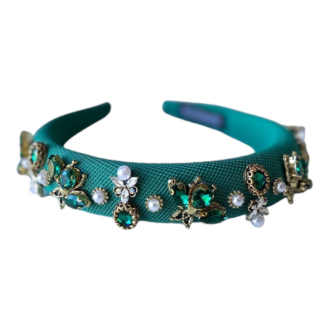 Cordeluta Accesorizata HandMade, Verde, Rombic - eMAG.ro