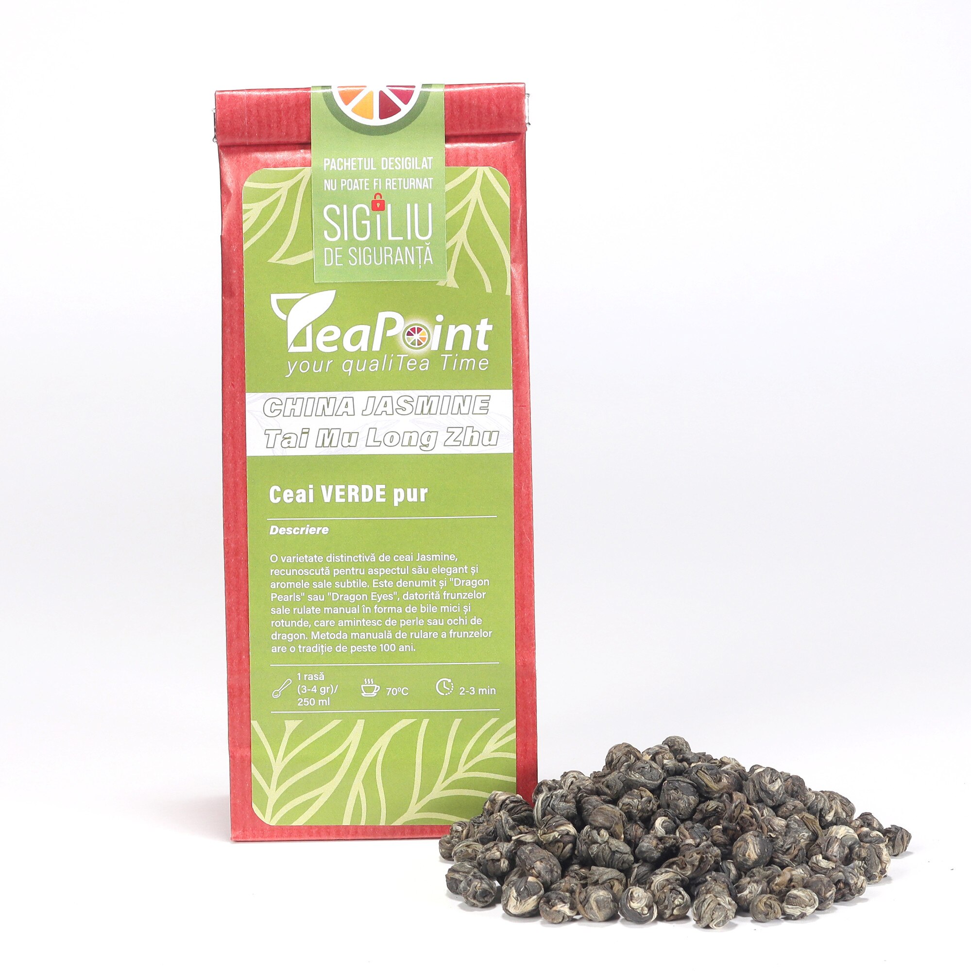 Ceai China Jasmine Tai Mu Long Zhu 50 g - eMAG.ro