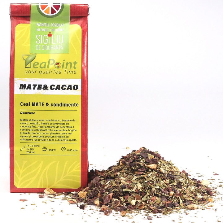 Ceai Mate & Cacao _Tea Point_100 g - eMAG.ro