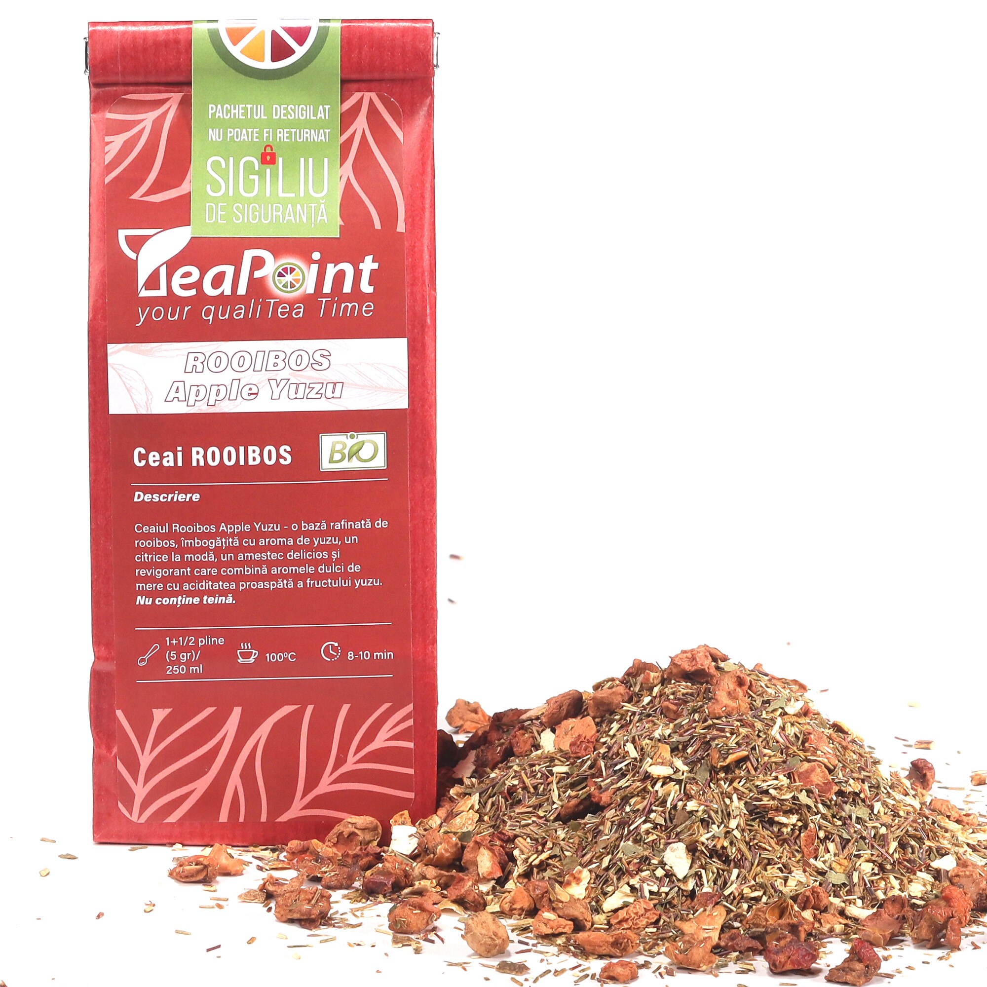 Ceai Rooibos Apple Yuzu BIO 100 gr - eMAG.ro