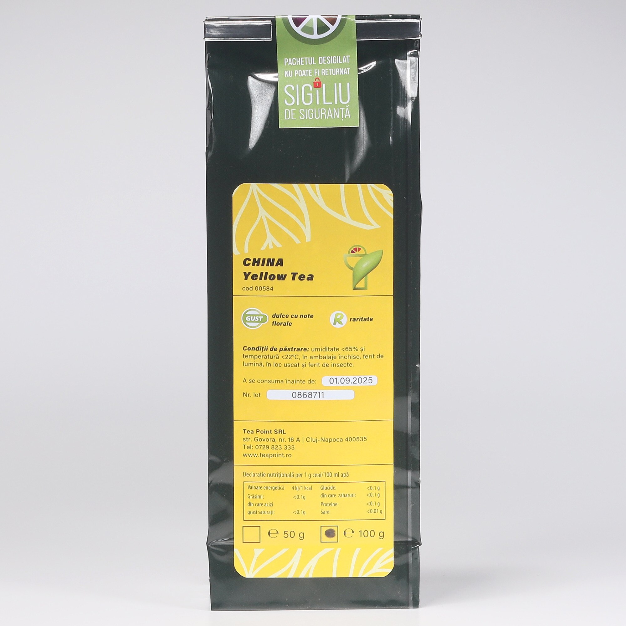 Ceai China Yellow Tea 100 gr - eMAG.ro