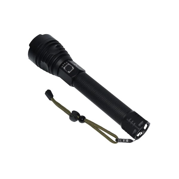 Lanterna Profesionala, Virtual Trend®, Metalica LED P90, Incarcare USB ...