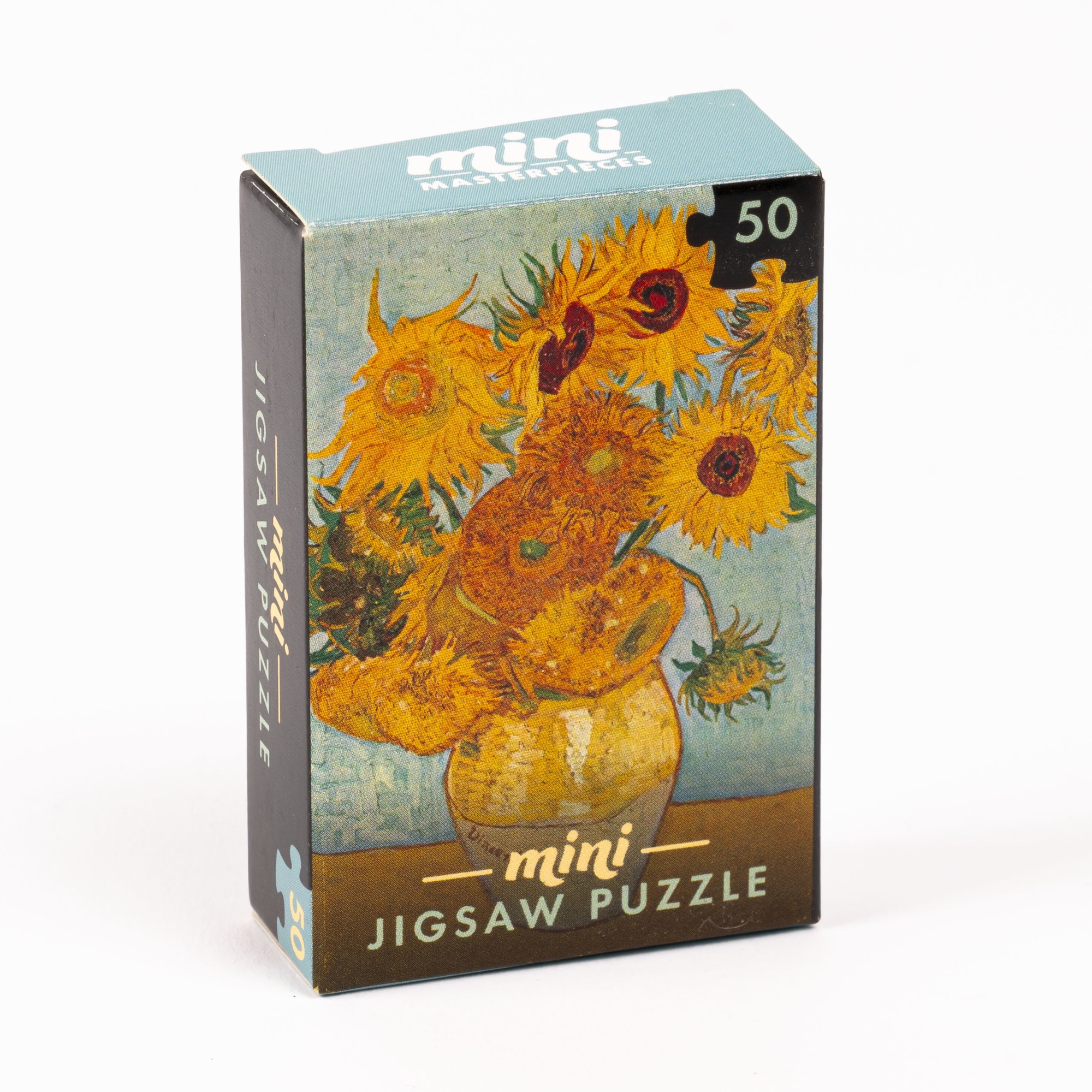 Puzzle 50 piese, Mini MasterPieces Jigsaw, Sunflowers, Vincent van Gogh ...