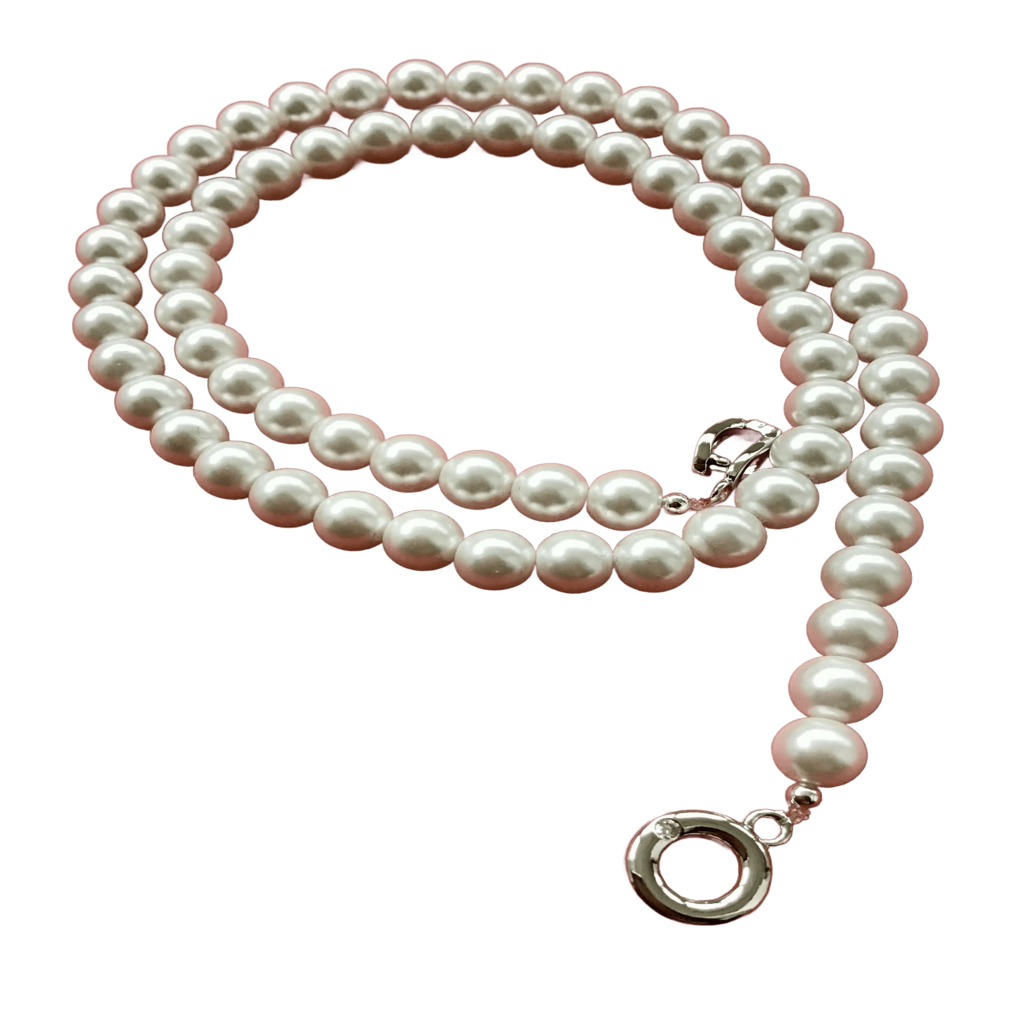 Colier Perle Albe - eMAG.ro