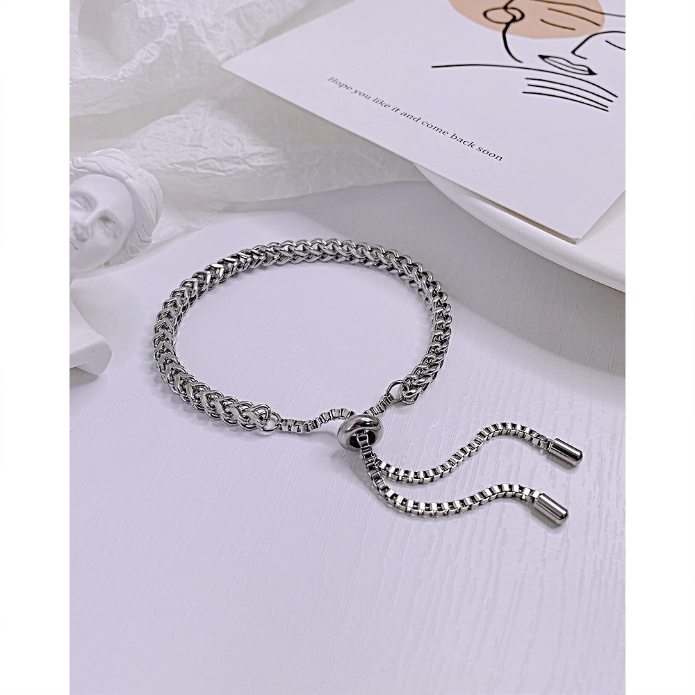 Bratara reglabila cu lant cubanez, BeSpecial, BRT160 - eMAG.ro