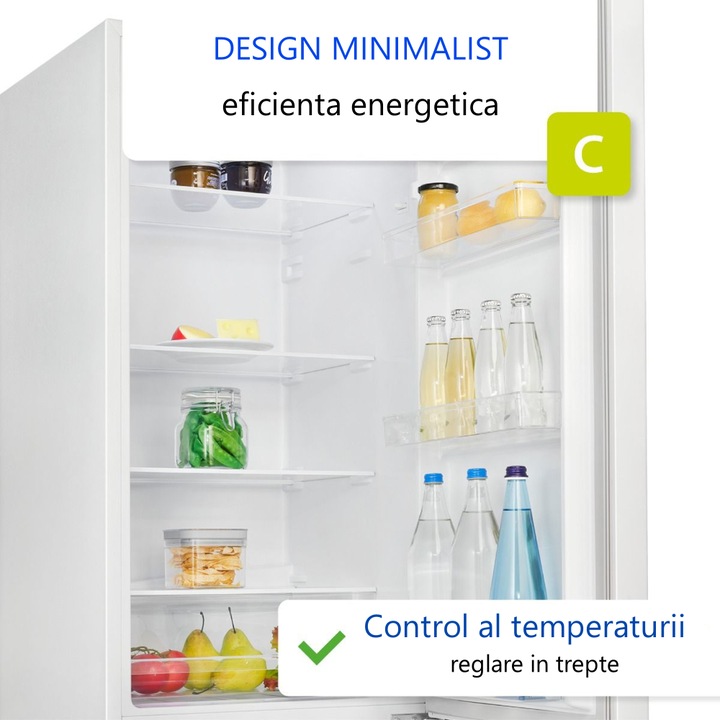 Frigider Bomann, KG7353W, H 180 cm, capacitate 268 l, consum redus ...