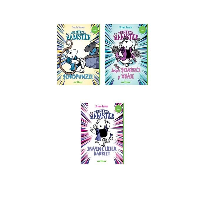 Pachet Printesa Hamster (3 volume), Ursula Vernon, editura Arthur - eMAG.ro