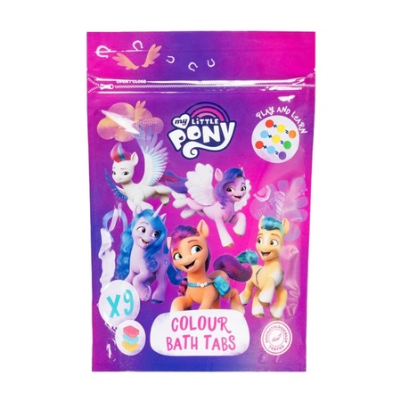 Set 2 x Tablete Colorate pentru Baie My Little Pony, 9 Bucati, 16 g ...