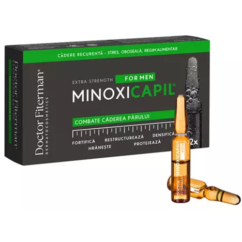 Doctor Fiterman Minoxicapil Men, Fiterman Pharma, 12 fiole x 10 ml ...