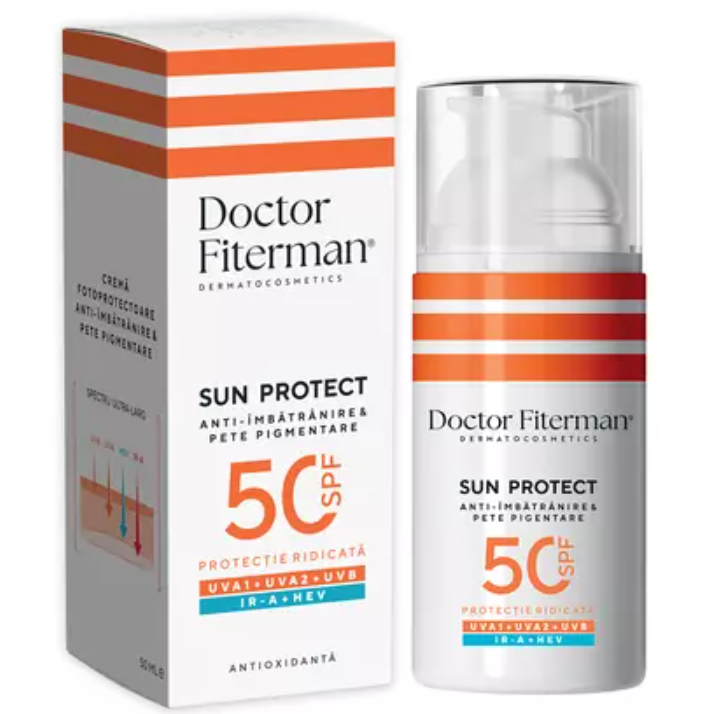 Doctor Fiterman Sun Protect 50 SPF, Fiterman Pharma, 50 ml - eMAG.ro