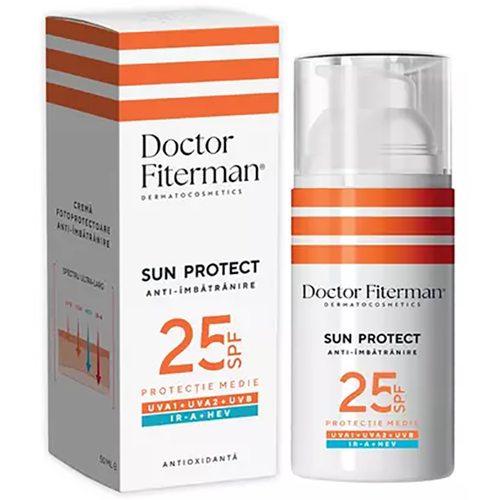Doctor Fiterman Sun Protect 25 SPF, Fiterman Pharma, 50 ml - eMAG.ro