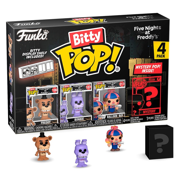 Set 4 figurini, Funko Pop, Five Nights at Freddys, Multicolor - eMAG.ro