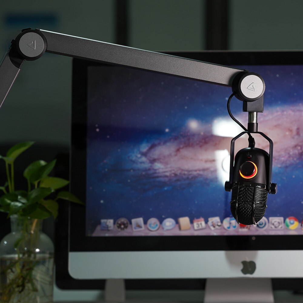 Suport pentru microfon, design profesional, cable management, brat ...