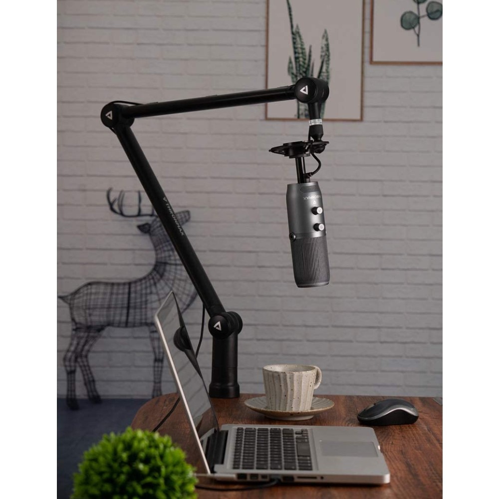 Suport pentru microfon, design profesional, cable management, brat ...