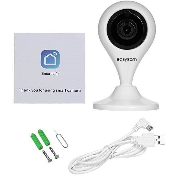 Camera IP EasyCam, Interioara, WiFi, Tuya, 3MP, EC-3C6IR - eMAG.ro