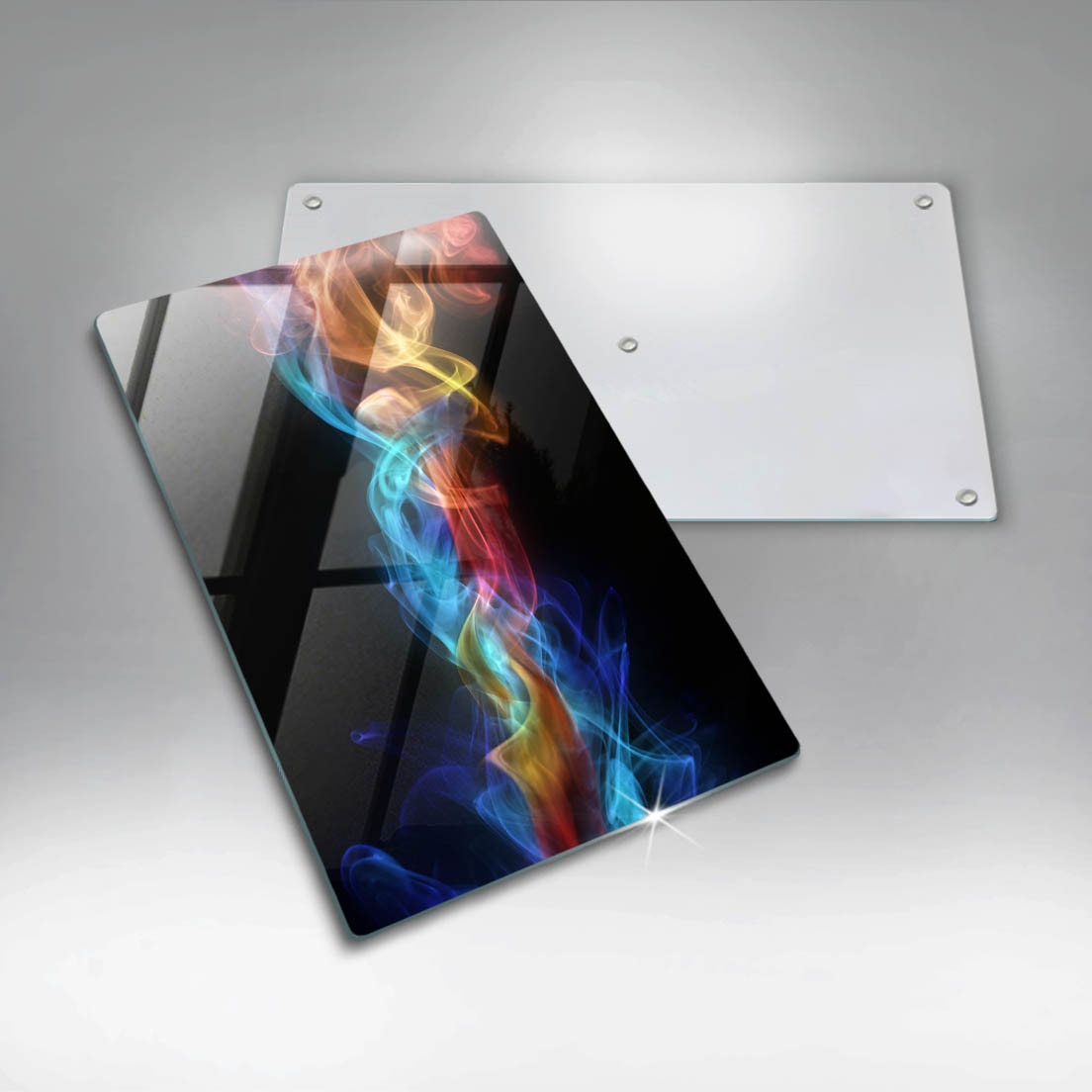 Placa sticla securizata, Wallfluent, protectie perete/plita/blat ...