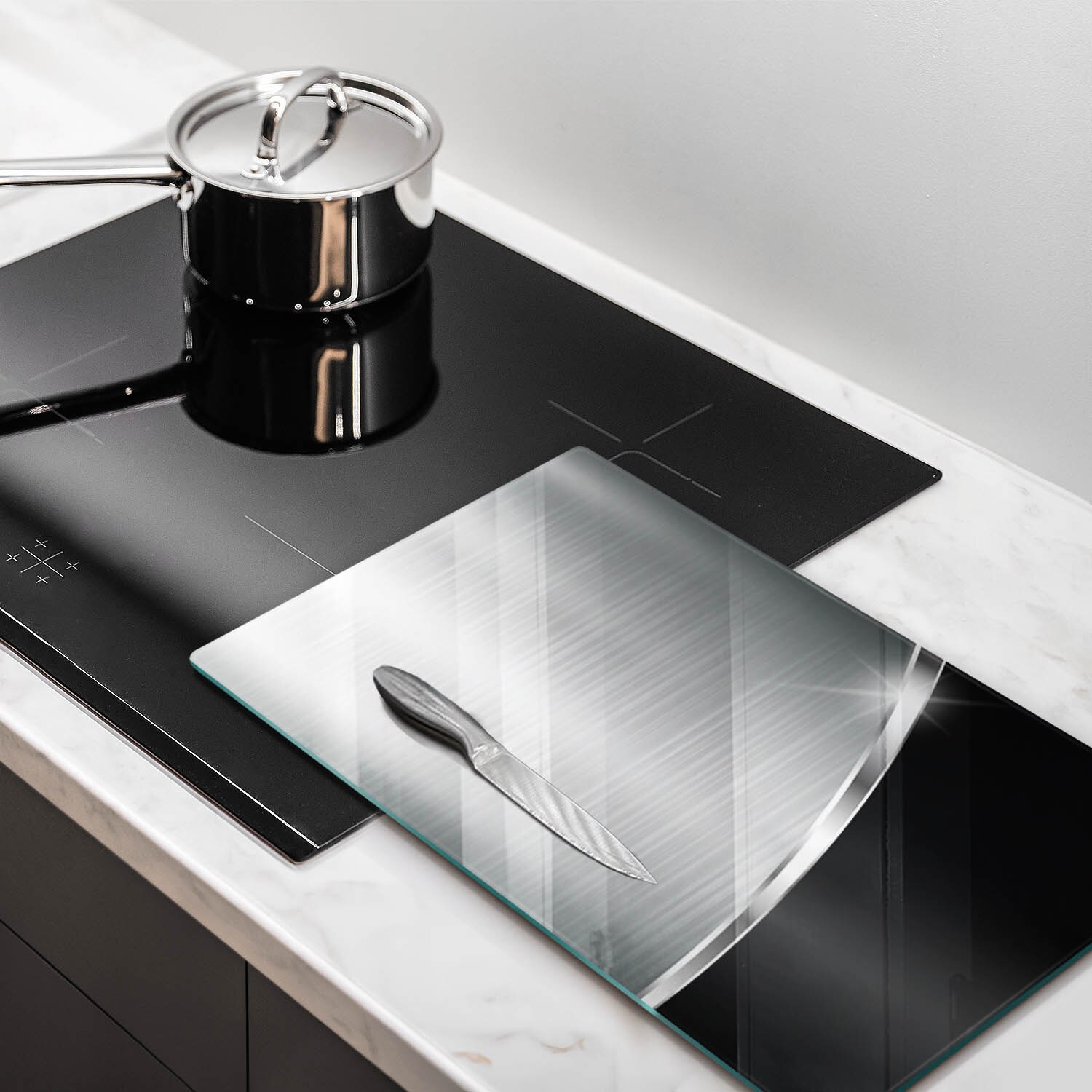 Placa sticla securizata, Wallfluent, protectie perete/plita/blat ...