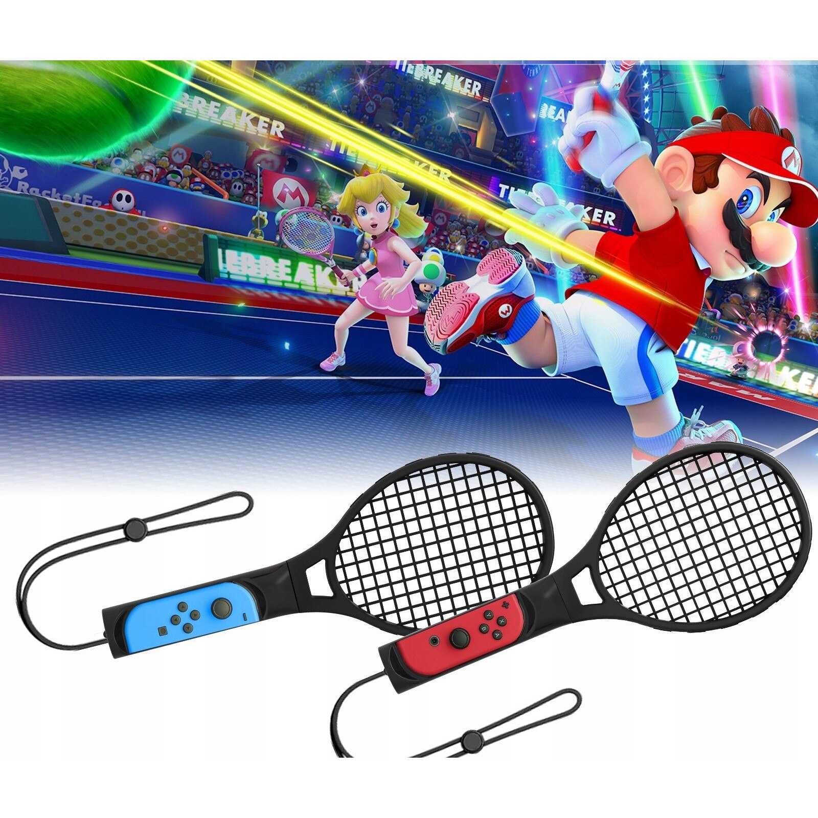 Set rachete de tenis joy-con pentru Nintendo switch Oled / Mario Tennis / JYS - eMAG.ro