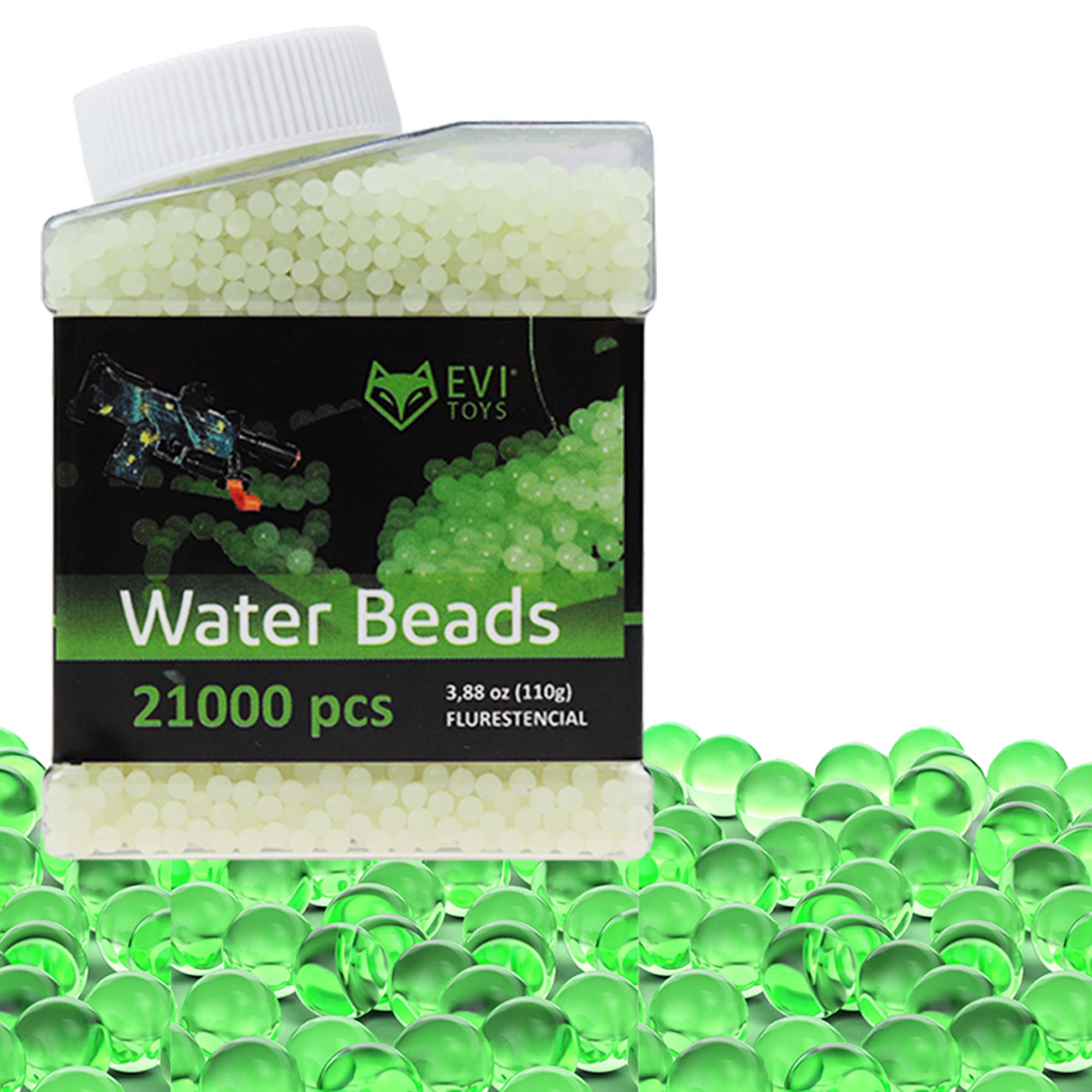 Bile de gel de apa pentru pistoale si pusti 7-8mm - neon 21000 bucati ...