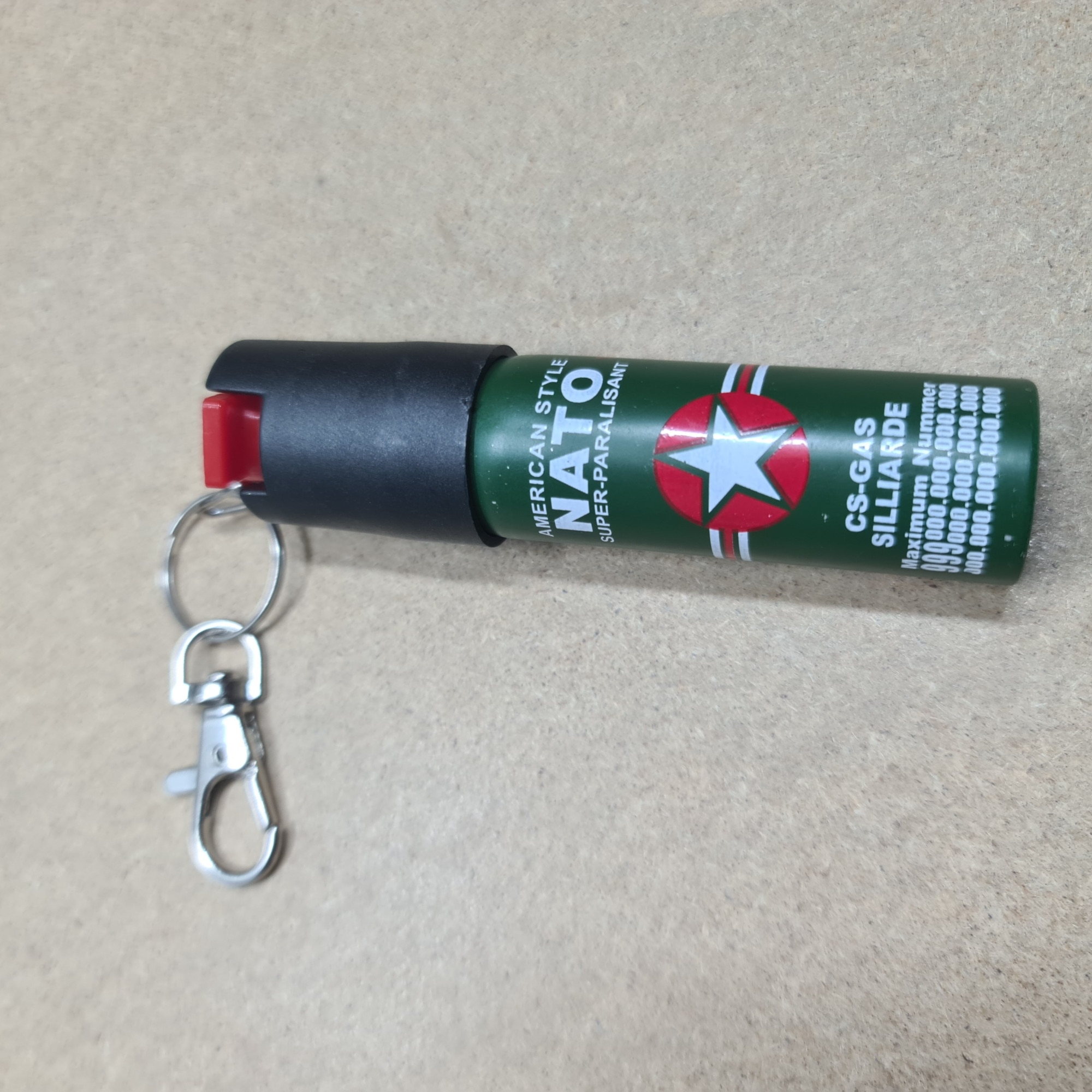 Spray Piper Paralizant, Lacrimogen, Iritant, Verde, 20 ml, Breloc ...