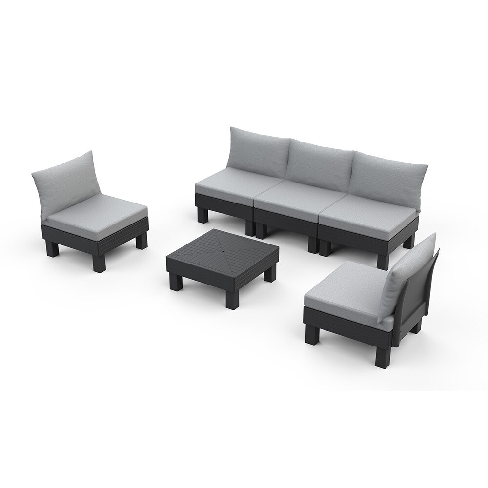 Keter Elements full kerti bútor szett grafit - eMAG.hu