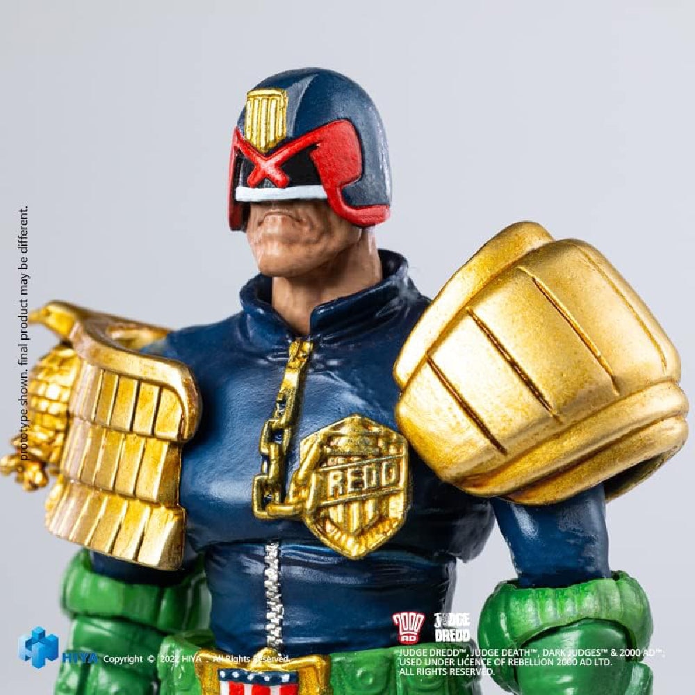 Set 2 Figurine Articulate Judge Dredd, Gaze Into Fist of Dredd, Px, 1/ ...