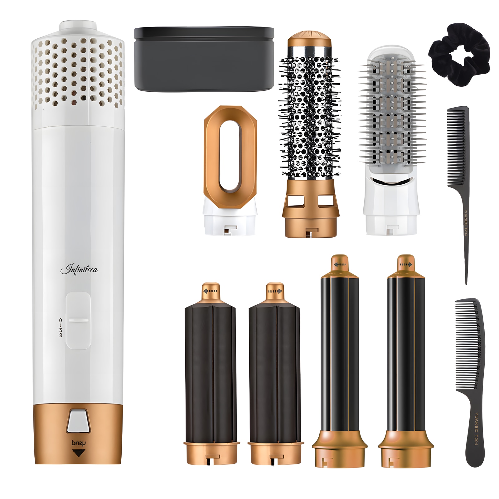 Perie Electrica pentru Par Infiniteea™, Multifunctionala, 7 in 1, 1000W ...