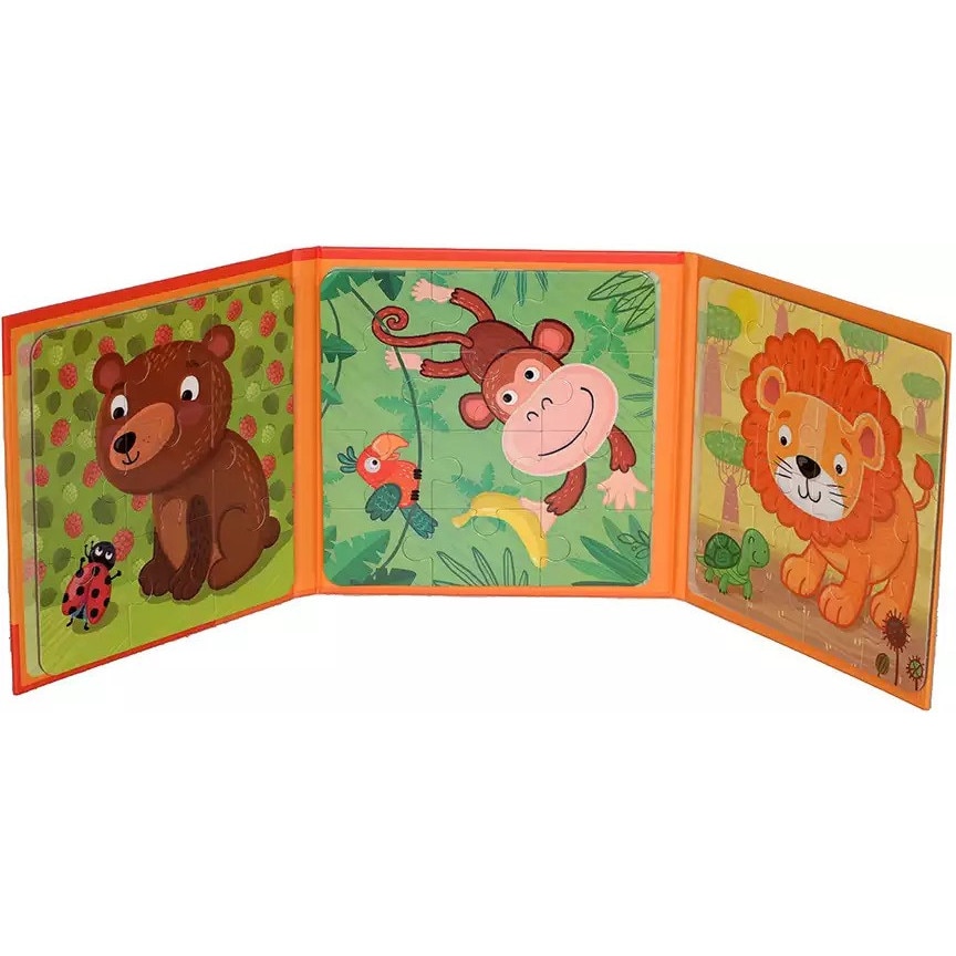 Магнитен пъзел Animal Friends 3 в 1 37 части - eMAG.bg