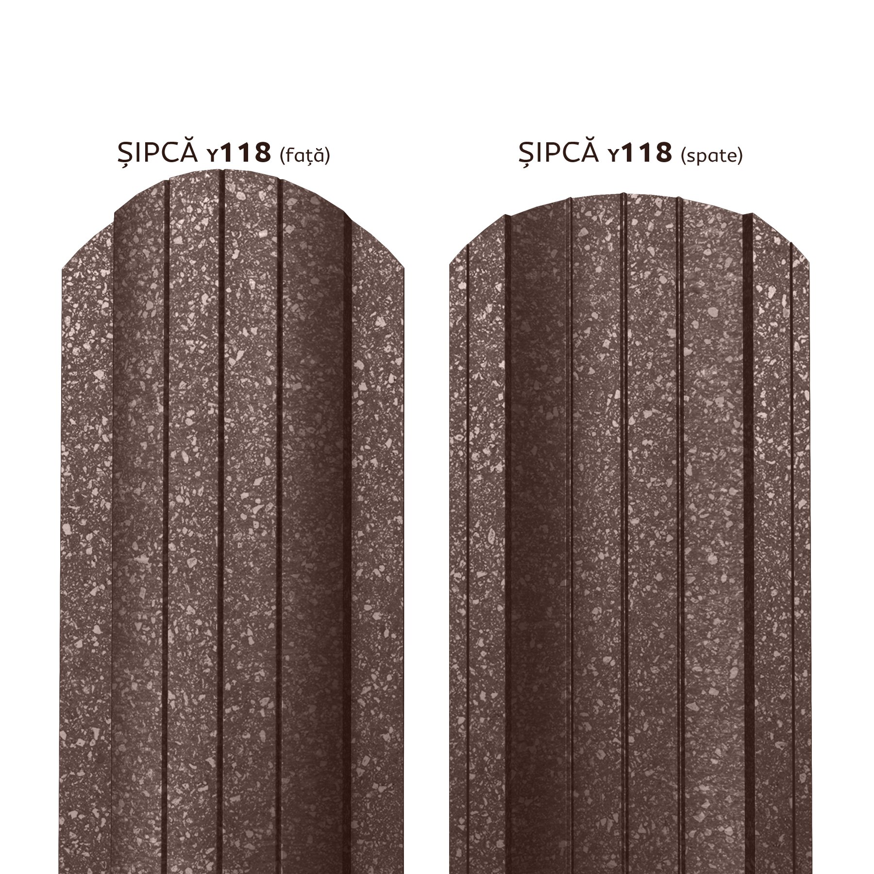 Sipca metalica pentru gard y118-cap rotund, Caretta, Briliant Duo ...