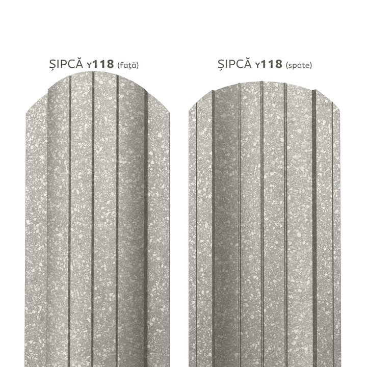 Sipca metalica pentru gard y118-cap rotund, Caretta, Briliant Duo ...