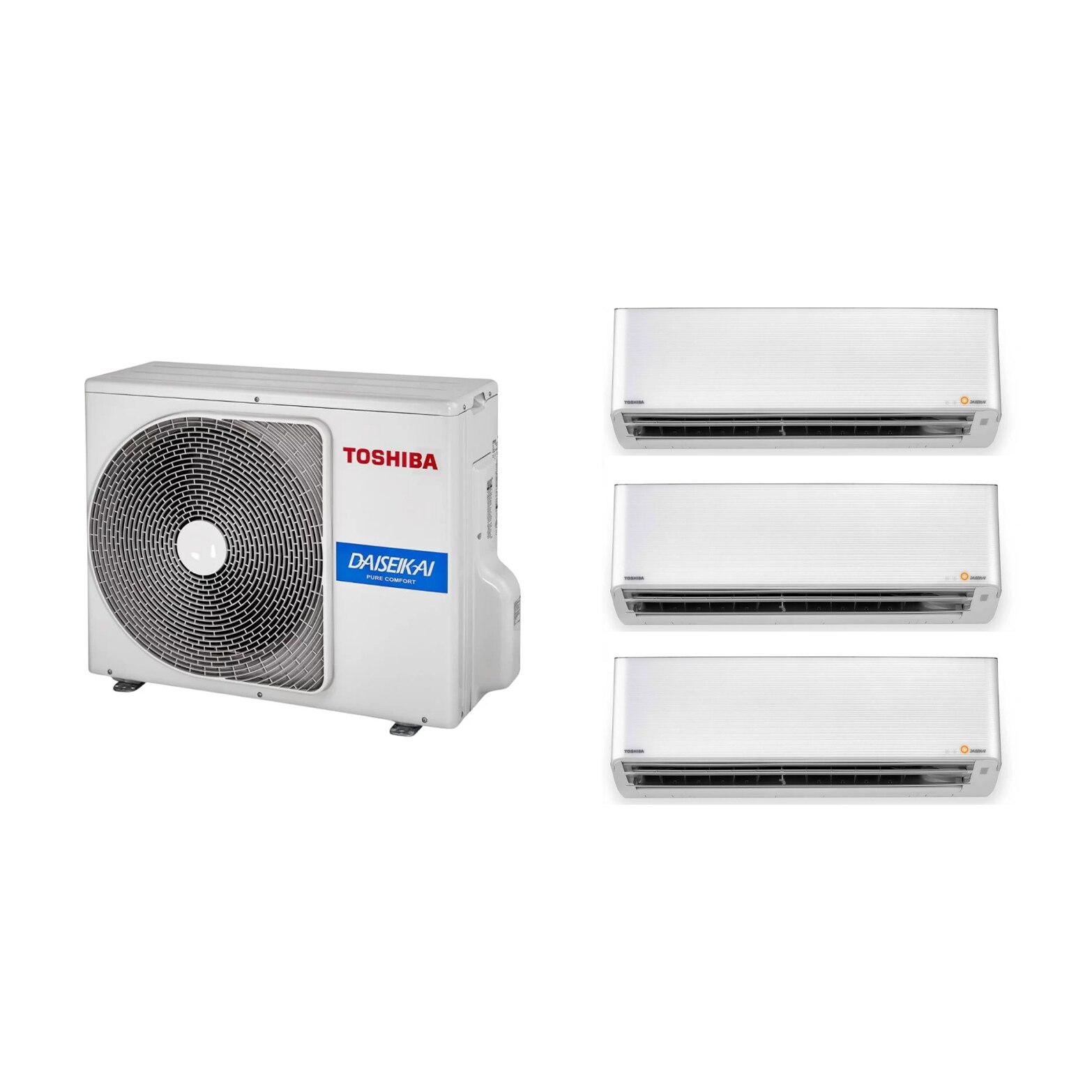 Aparat de aer conditionat multisplit TOSHIBA cu TREI unitati interne ...