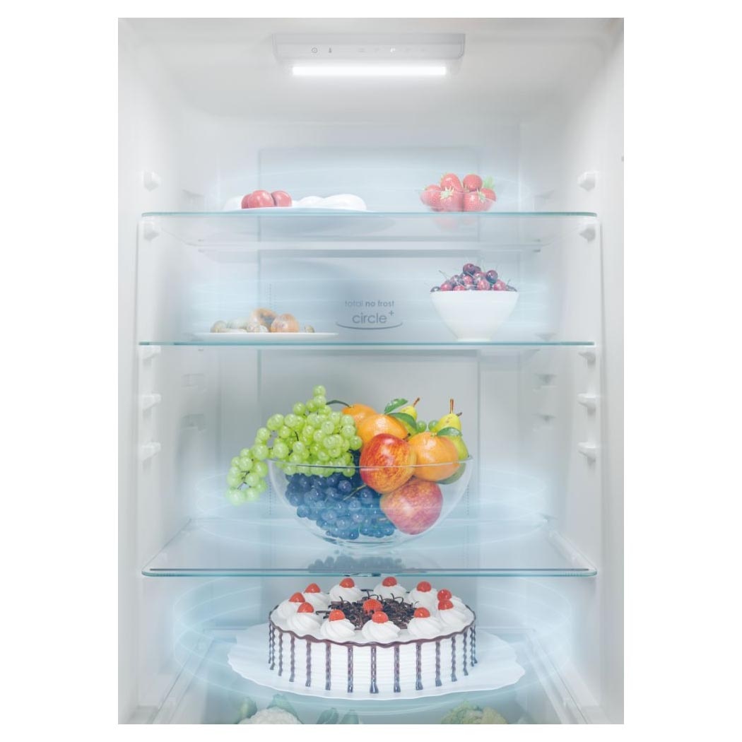 Combina frigorifica Candy CCE3T618EW, No Frost, 341 L, No Frost, clasa ...