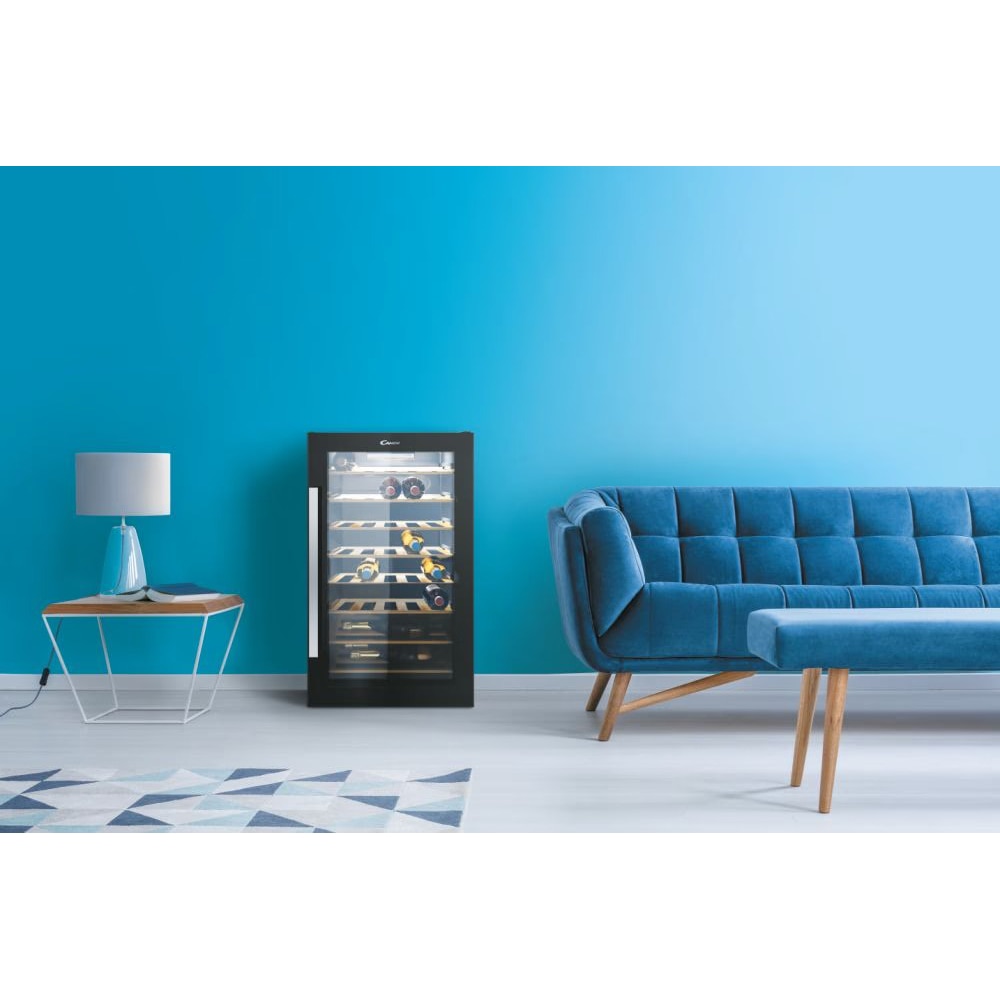 Охладител за вино Candy CWC 154 EEL/NF, 41 бутилки, H 84.5 см, Клас G ...