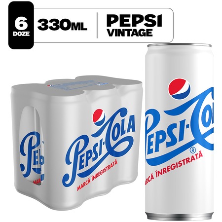 Pepsi Cola Vintage, Doza, 6x330ml - eMAG.ro