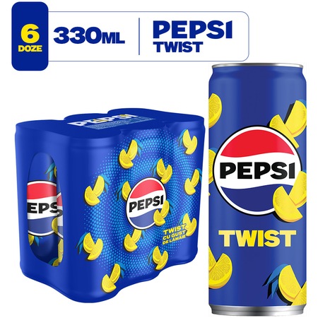 Pepsi Twist, Bautura Cola, Doza, 6x330ml - eMAG.ro
