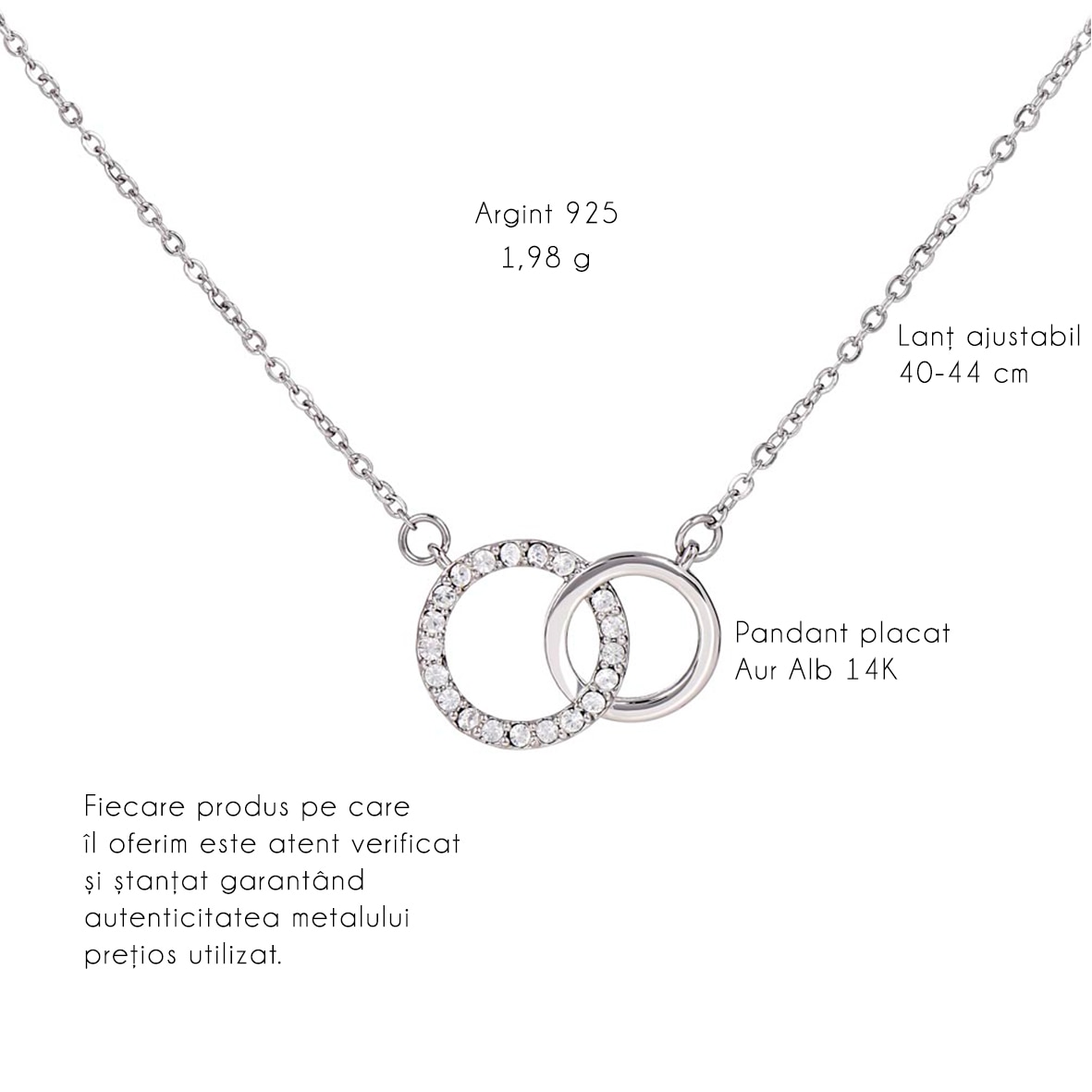 Set Cadou Pentru Sefa, Joystos, Colier Argint 925 cu pandant ”Perfaict ...