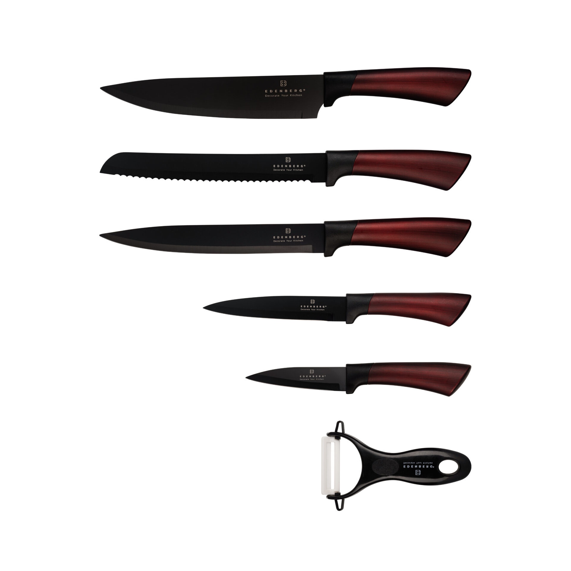 Set cutite 6pcs Edenberg EB-5115 - eMAG.ro