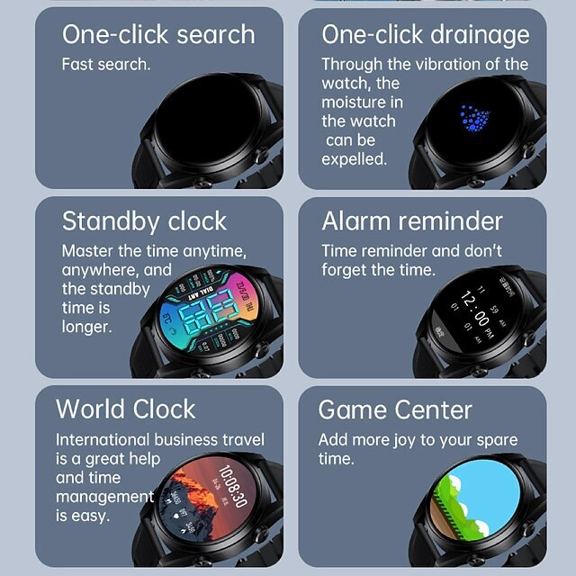 Smart Watch Amoled Sport WS-11 incarcare wireless multi-function bratara gri - eMAG.ro