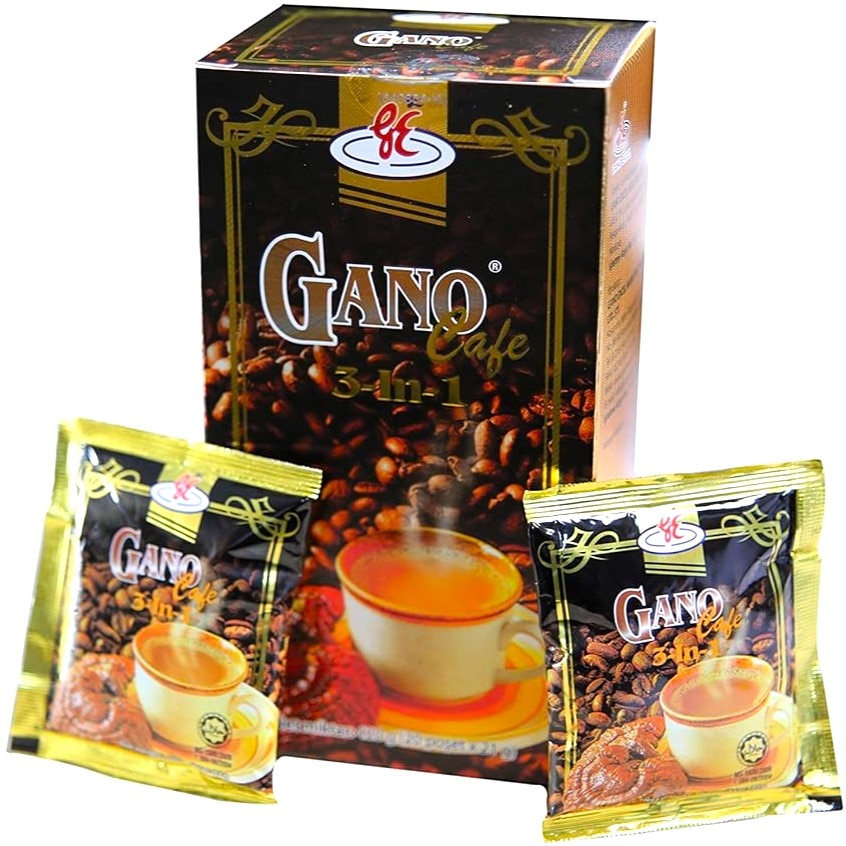Cafea 3-in-1 GanoCafe cu Cafea neagra, Ganoderma si Frisca vegana ...