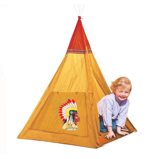 Cort indian pentru copii, Syamag, 100x100x135 cm, 3 ani + - eMAG.ro