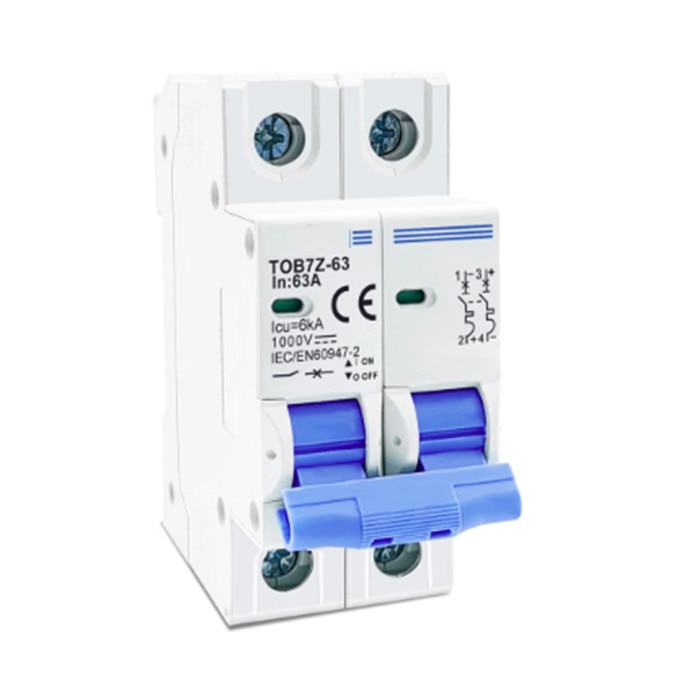 Siguranta automata 2P DC, 1000V, 16A, DC MCB, pentru sistem fotovoltaic - eMAG.ro